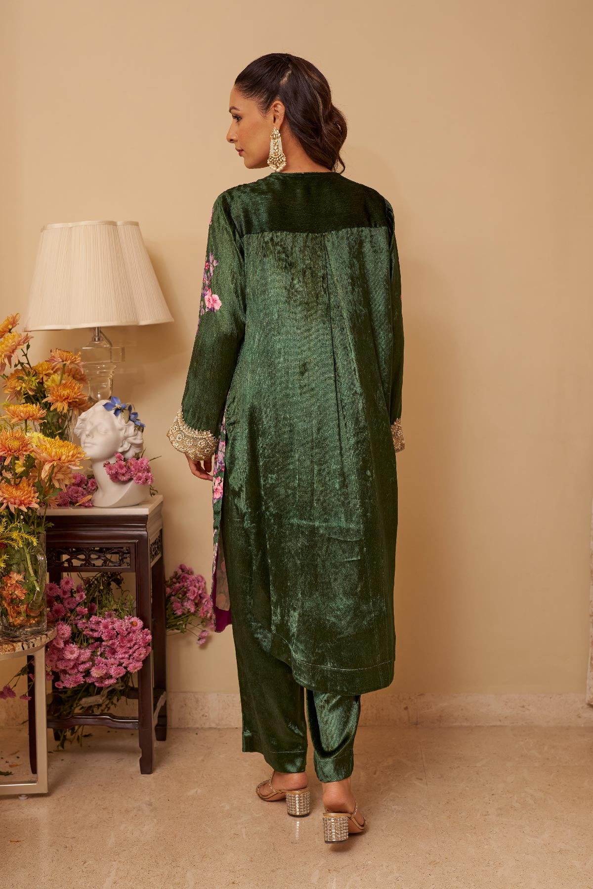 Emerald Bloom Kurta Set